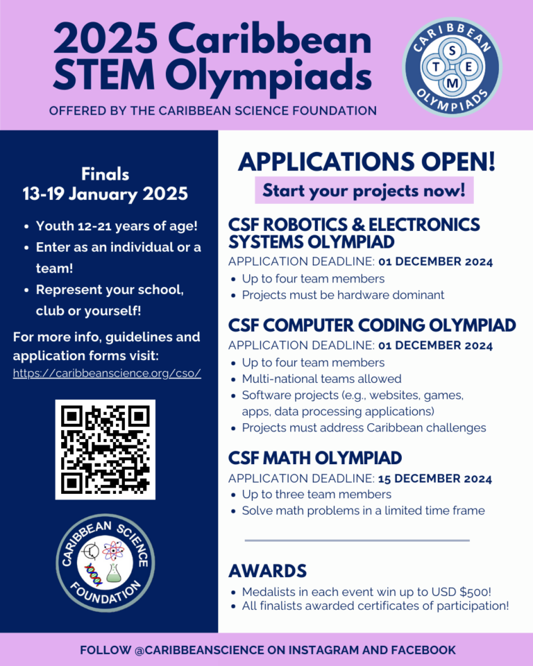 Caribbean STEM Olympiads - Caribbean Science Foundation